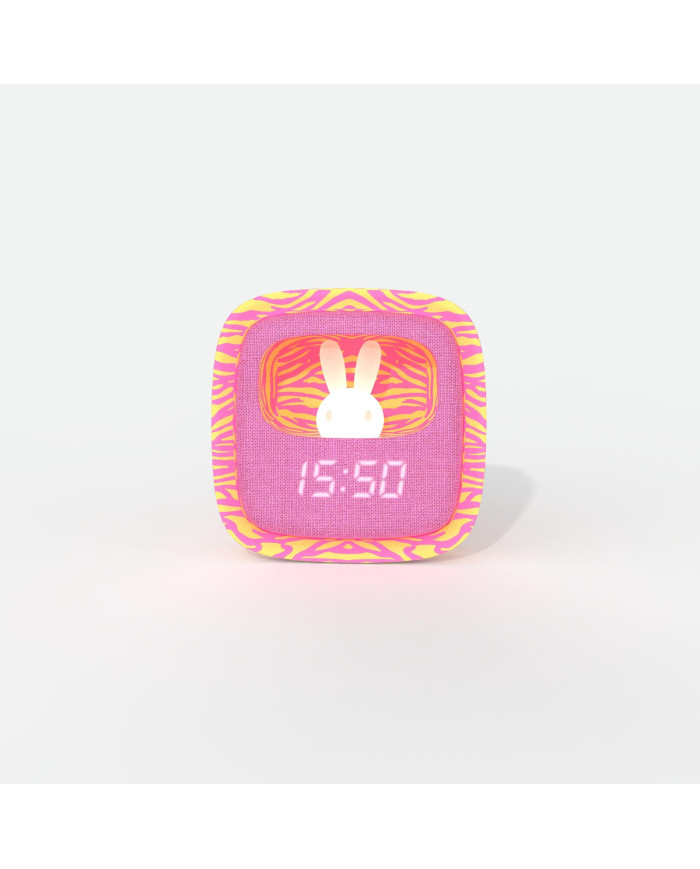 Billy Clock Pink Zebra