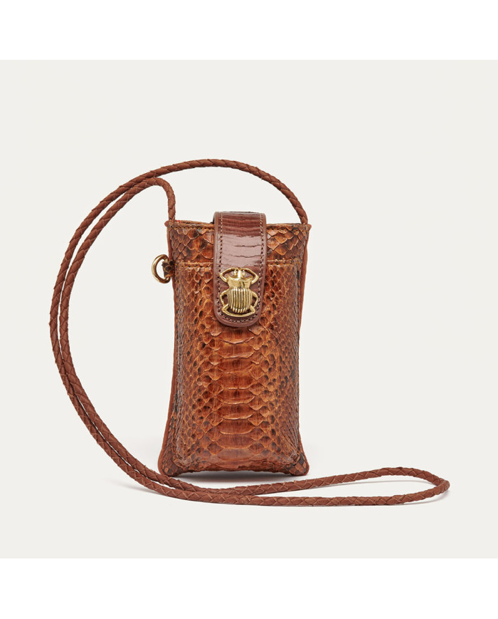 Étui a Téléphone Python Double Marcus Moka