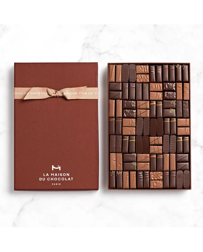 Coffret Maison Noir et Lait 84 chocolats 588g